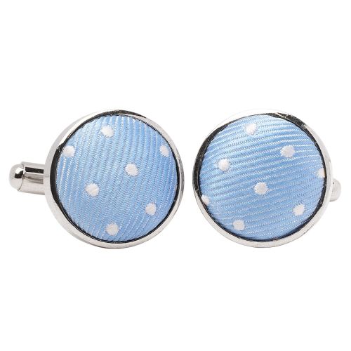 Light Blue | Polka Dot | Cufflinks