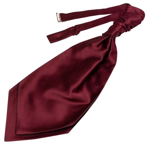 Maroon Satin Mens Cravat Tie | Mens Cravat Tie |Wedding Tie Cravat Tie