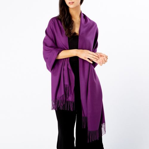 Plum Pashminas, Shawls & Wraps - Free Delivery - Ties R Us