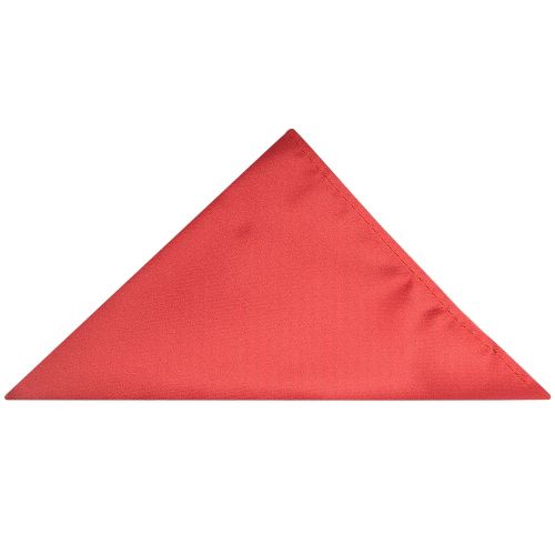 Plain | Fiesta Red | Satin | Pocket Square