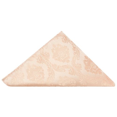 Light Peach | Paisley | Pocket Square