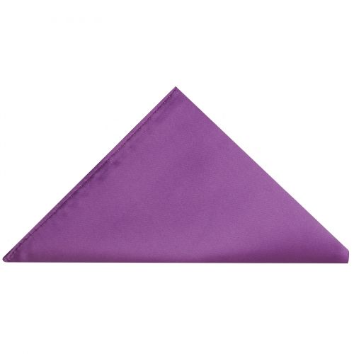 Plain | Cadburys | Purple | Satin | Pocket Square