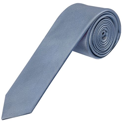 Dusty Blue | Silk | Twill | Skinny | Men's | Tie | Free Delivery