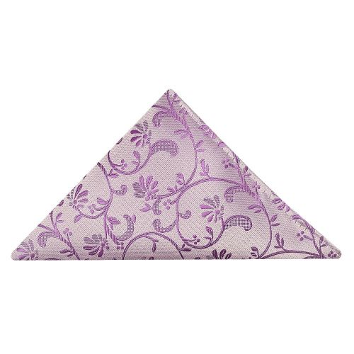 Lilac | Floral | Satin | Pocket Square