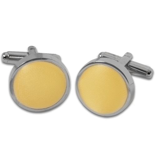Plain | Gold | Satin | Cufflinks