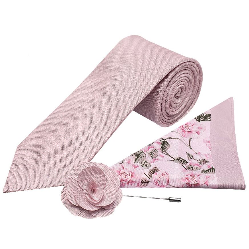 Pink Ties, Bow Ties & Pocket Squares | Free Delivery