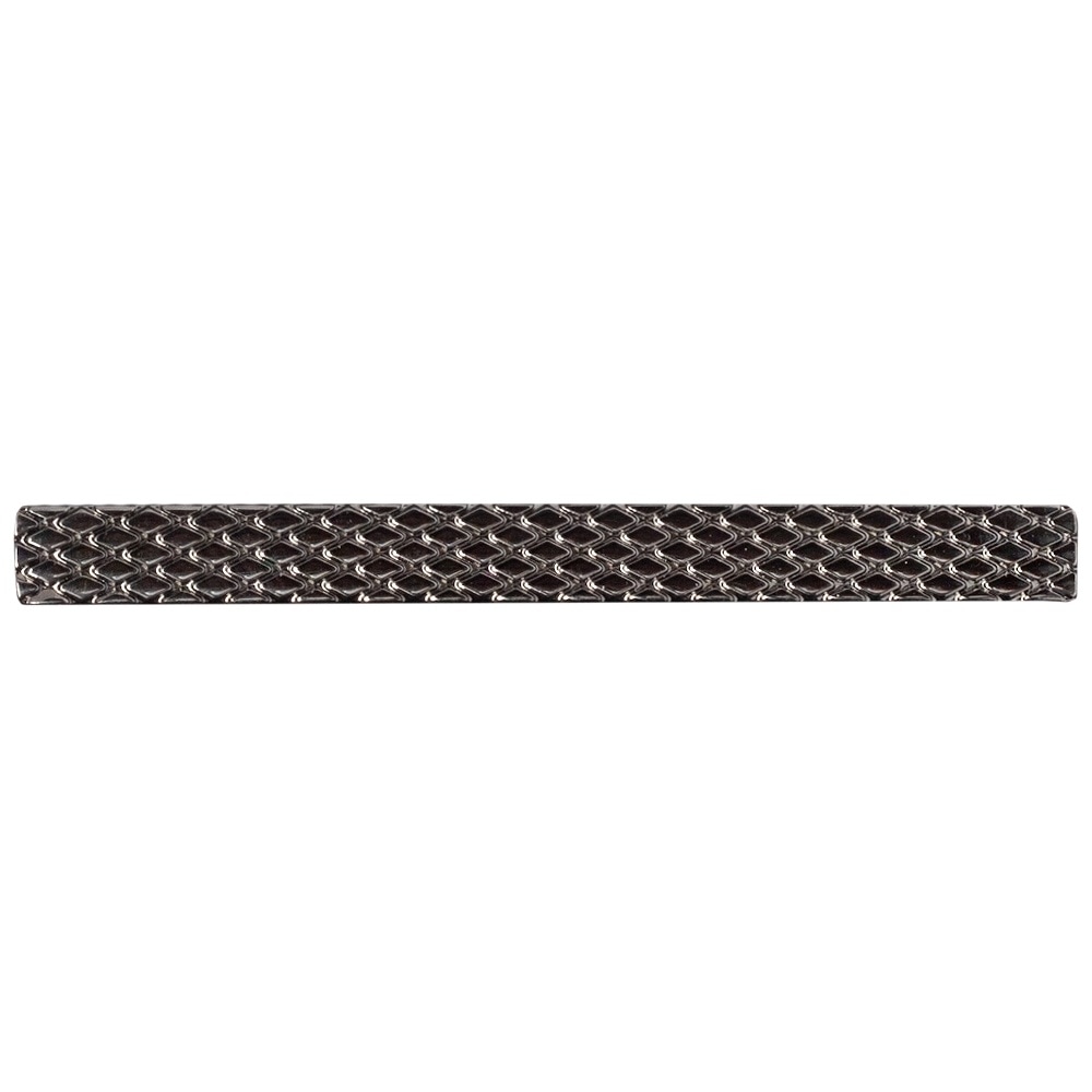 Gunmetal Textured Grey Metal Bar Tie Clip - Free Delivery
