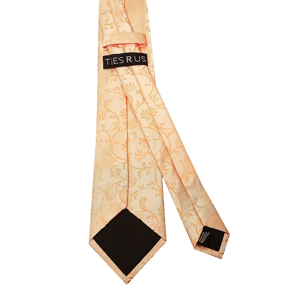 Peach | Floral | Classic | Men's | Tie