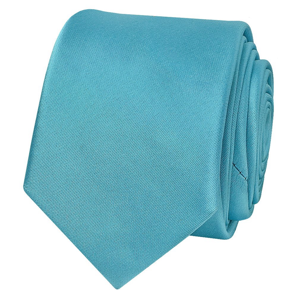 Plain | Turquoise | Skinny | Boys | Tie and Pocket Square Set