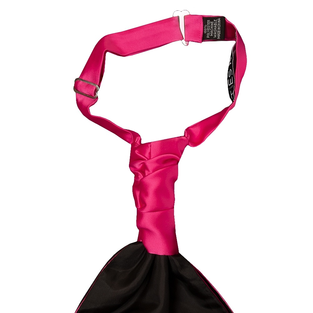 Cerise Pink Satin Mens Cravat Tie | Mens Cravat Tie | Wedding prom Tie