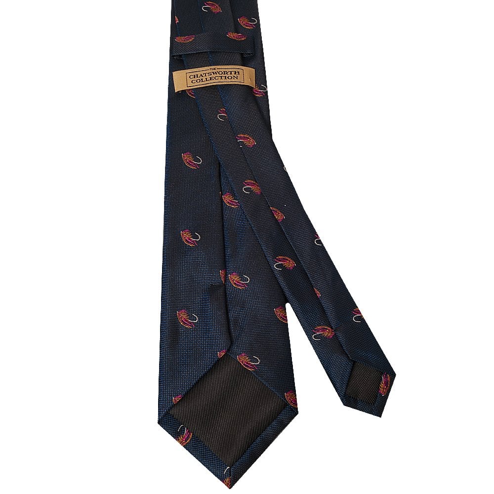 Navy | Fly | Silk | Classic | Men's | Tie