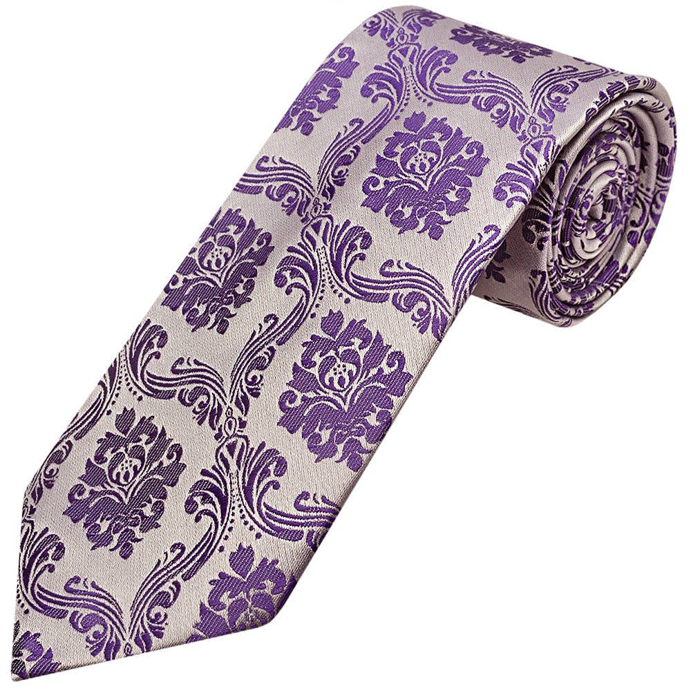 Purple | Paisley | Classic | Men's | Tie