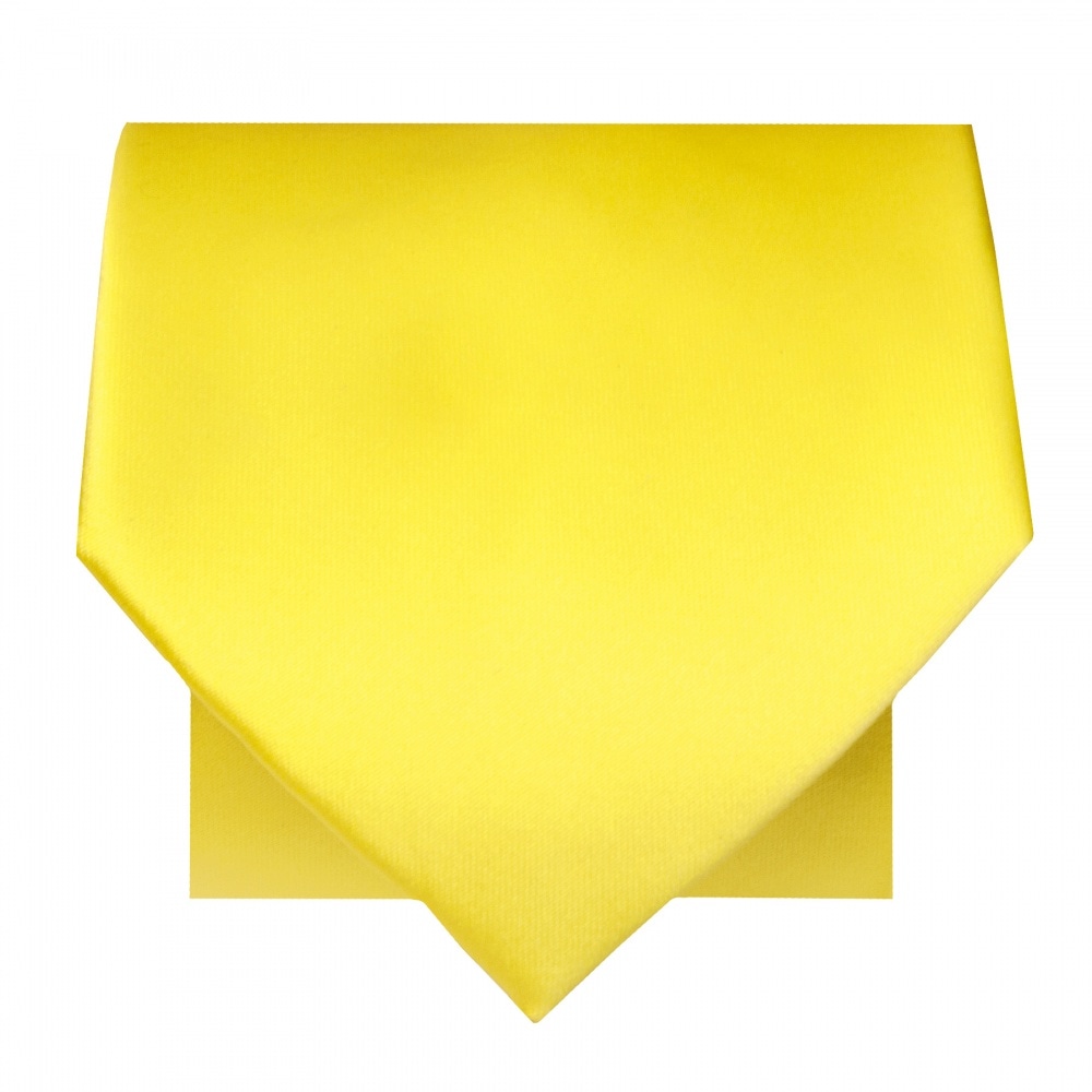 Plain | Sunshine Yellow | Classic | Men's | Tie and Pocket Square Set