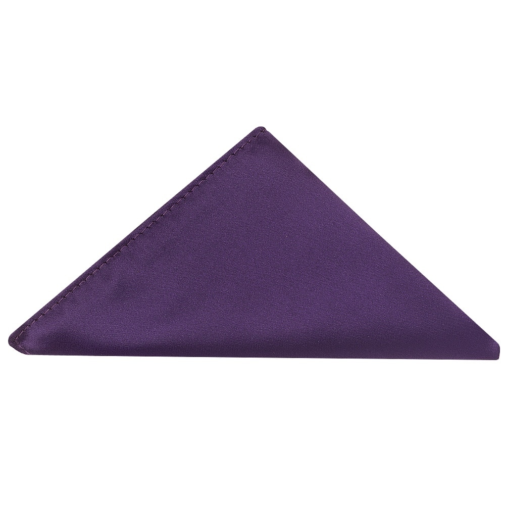Purple Satin Cravat and Hanky Set | Purple Cravat | Wedding Cravat